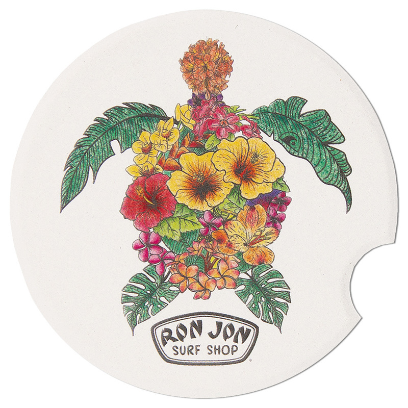 Ron Jon Floral Crab Car Coaster - Car Accessories | Ron Jon Surf Shop