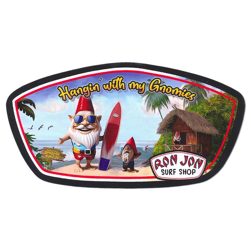Ron Jon Just Hangin' With My Gnomies Sticker | Ron Jon Surf Shop
