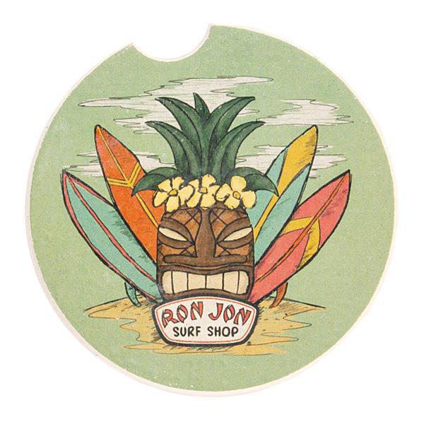 Ron Jon Pineapple Tiki Car Coaster - Auto Accessories | Ron Jon Surf Shop