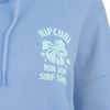 Ron Jon Rip Curl Women's Blue Hibiscus Puff Hoodie | Ron Jon Surf Shop