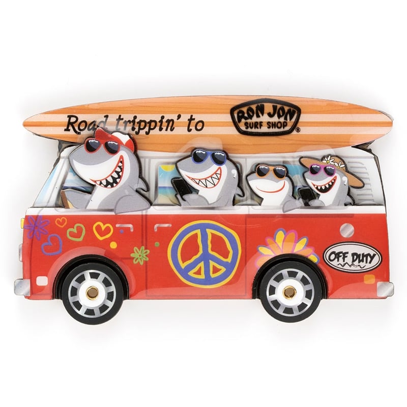 Ron Jon Shark Family Road Trip Magnet | Ron Jon Surf Shop