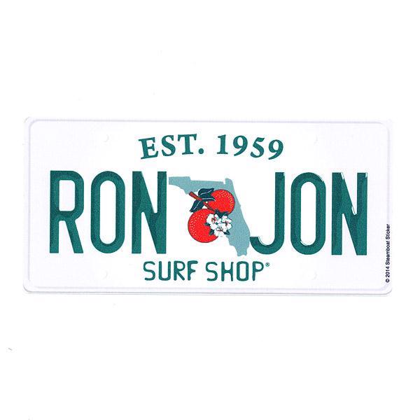 Ron Jon Florida Plate Sticker - Large - Sticker | Ron Jon Surf Shop