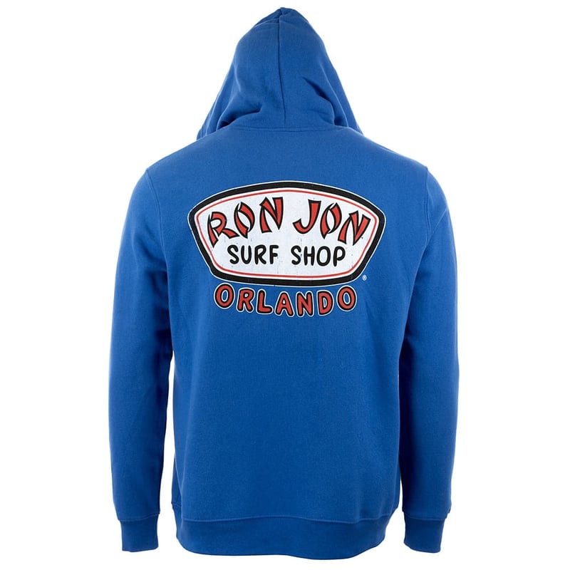 Ron Jon Orlando FL Distressed Trusty Badge Pullover Hoodie | Ron Jon ...