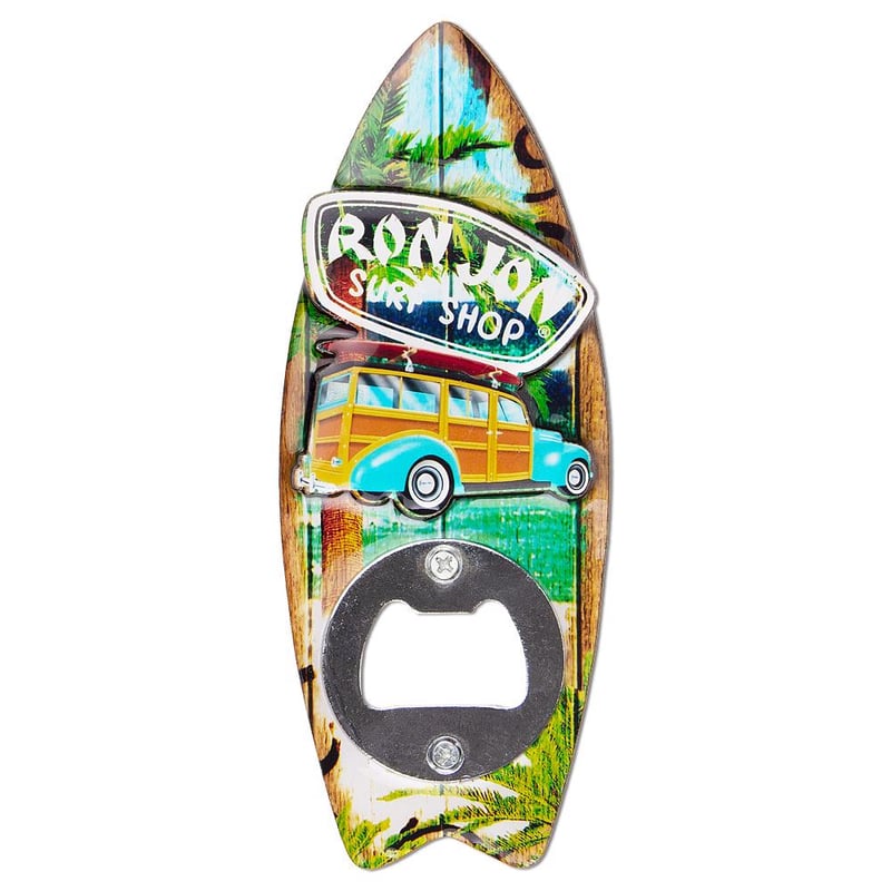Ron Jon Surfboard Bottle Opener Magnet - Magnets | Ron Jon Surf Shop