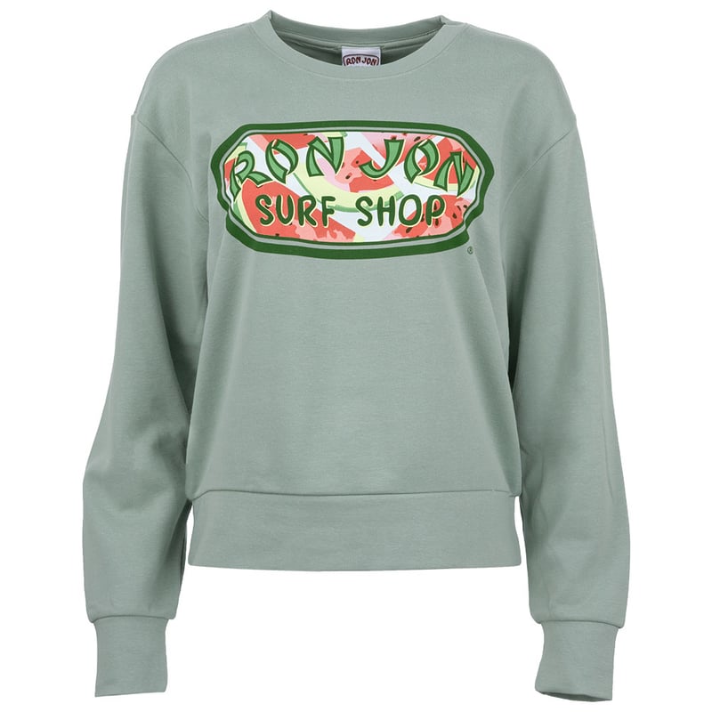 Ron Jon Women's Watermelon Badge Crew Neck Pullover | Ron Jon Surf Shop