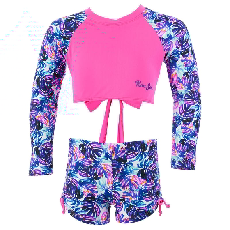 Ron Jon Kids Multi Palms Rash Guard Set | Ron Jon Surf Shop