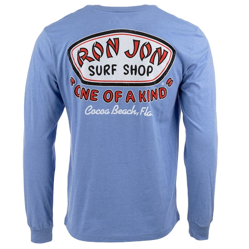 Ron Jon Cocoa Beach FL Distressed Trusty Badge V2 Long Sleeve Tee | Ron ...
