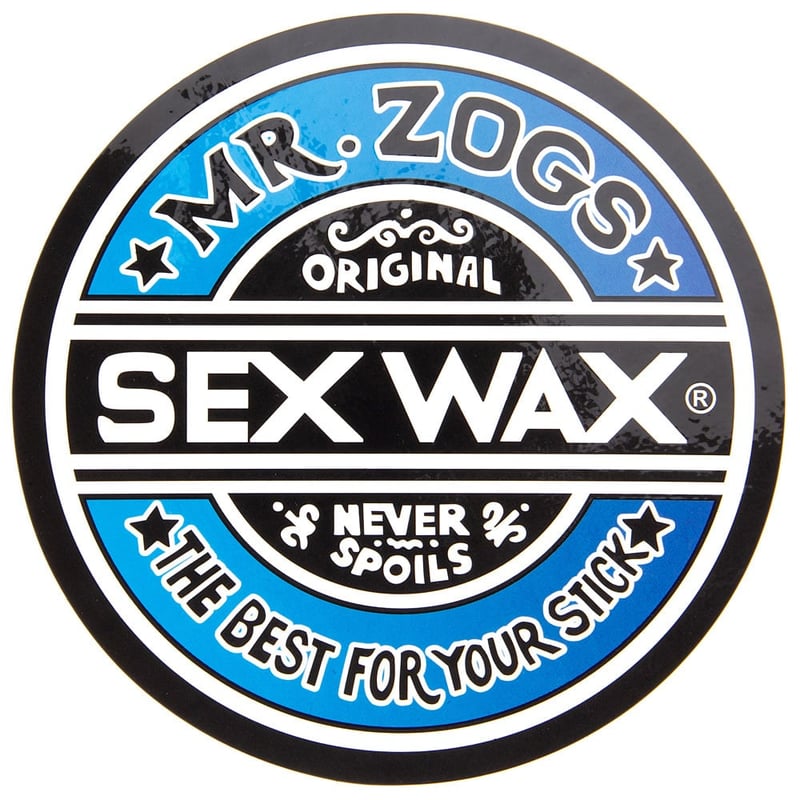 Zogs Sex Wax Large Circle Decal Ron Jon Surf Shop