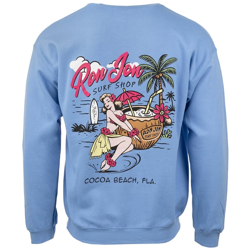 Ron Jon Cocoa Beach FL Beach Vibes Crew Neck Pullover | Ron Jon Surf Shop