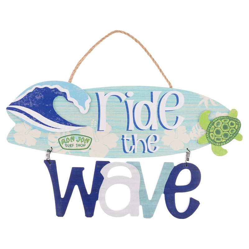 Ron Jon Ride The Wave Wooden Hang Sign | Ron Jon Surf Shop