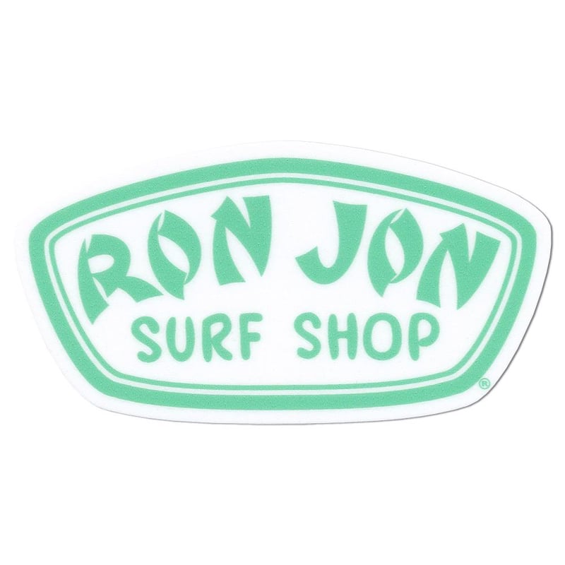 Ron Jon Green and White Badge Rugged Sticker | Ron Jon Surf Shop