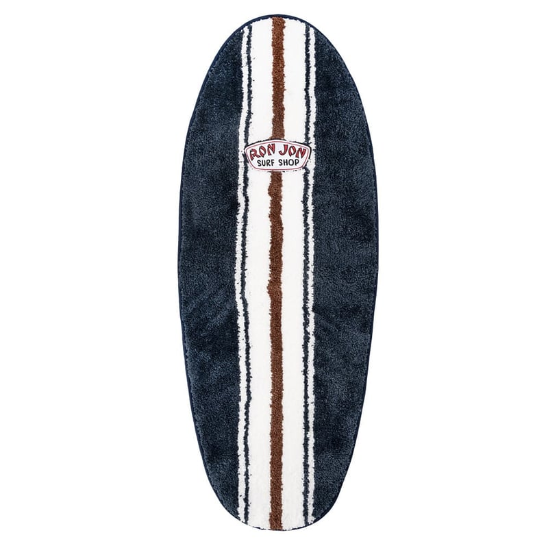 Ron Jon Navy And Ivory Surfboard Shaped Rug | Ron Jon Surf Shop