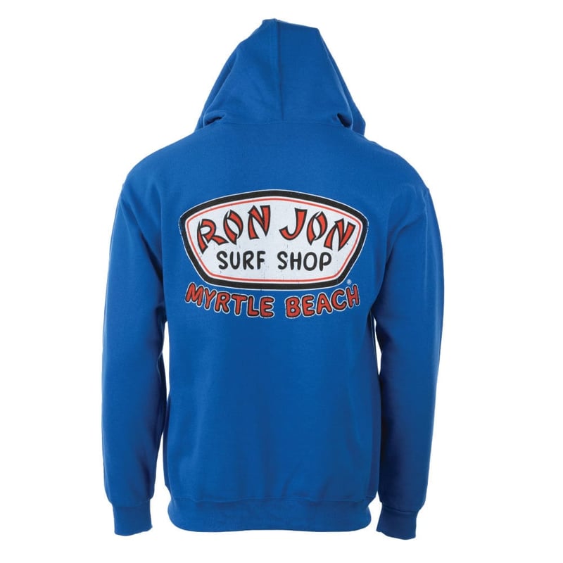 Ron Jon Myrtle Beach SC Distressed Trusty Badge Pullover Hoodie | Ron ...