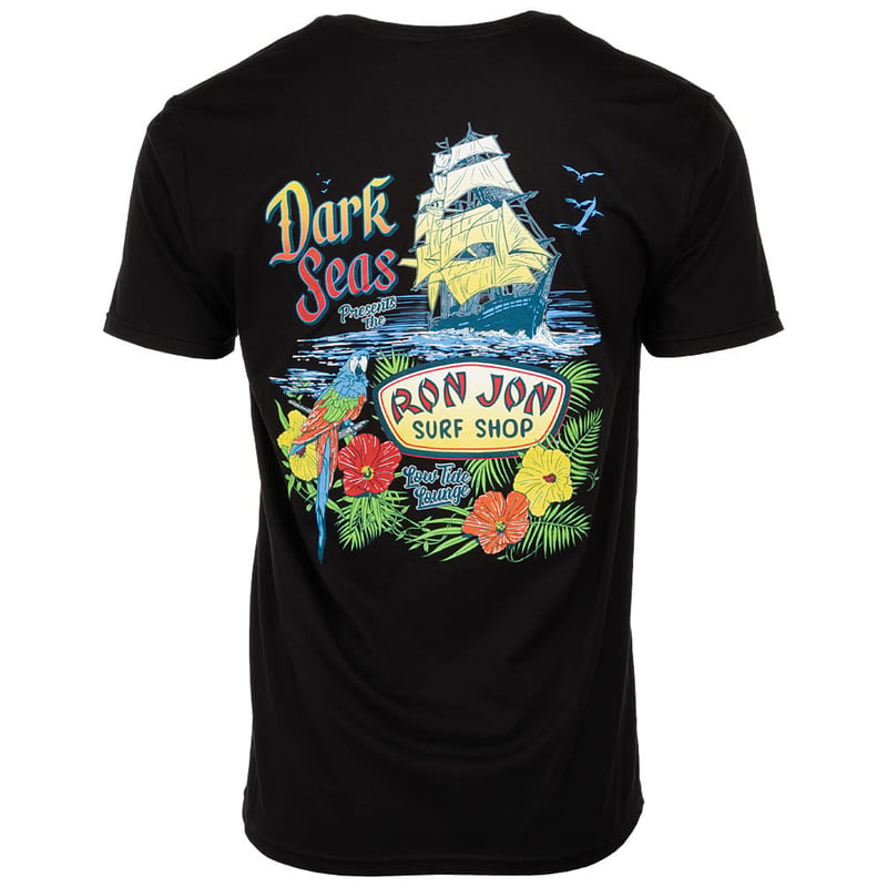 Ron Jon Dark Seas Sailing To Eden Black Tee | Ron Jon Surf Shop