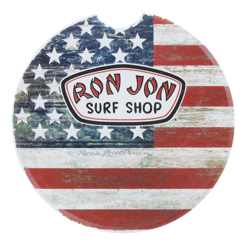 The Ron Jon Flag Car Coaster - Auto Accessories | Ron Jon Surf Shop